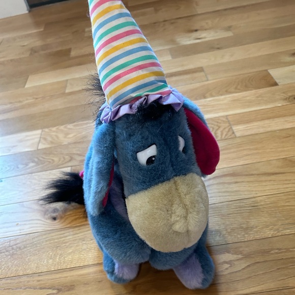 Disney | Toys | Disney Eeyore Birthday Stuffie | Poshmark